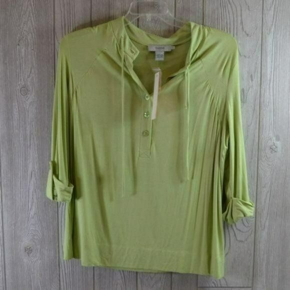 Theme | Tops | Nwt Beautiful Soft Lime Green Stretch Top Large | Poshmark